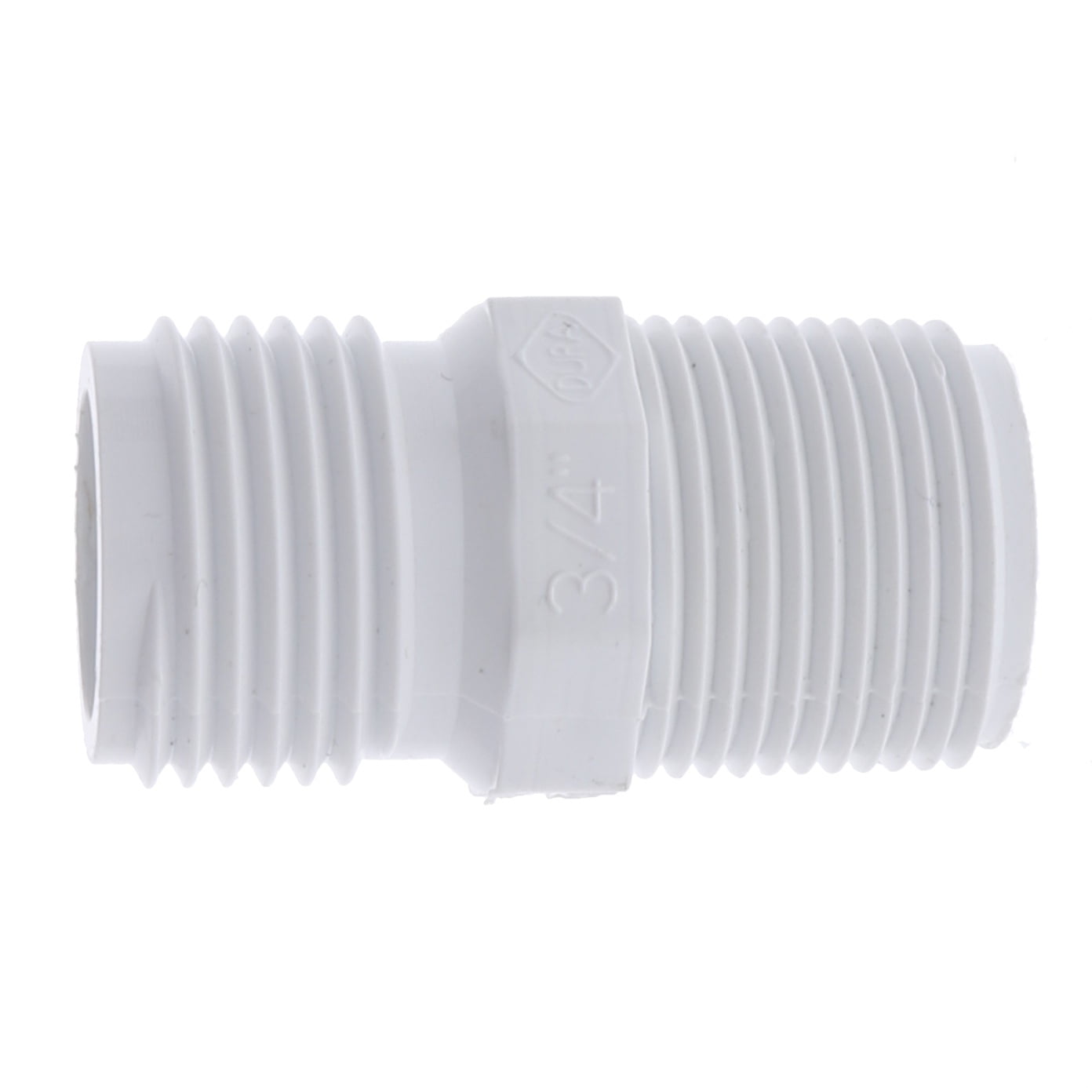 Schedule 40 PVC MHT x MPT Adapter-MHT Size:3/4 Schedule 40 PVC MHT x MPT Adapter-MHT Size:3/4
