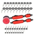 43pcs Metal Reel Deck Stainless Steel Lure Guide Ring Suit Fishing Rod ...