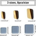 24Pcs 3 Styles Self Adhesive Plastic Furniture Sliders Furniture Glides ...