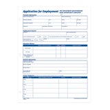 Adams Employment Applications 50/Pad 2 Pads/Pack (ABF 9661) 195990 ...