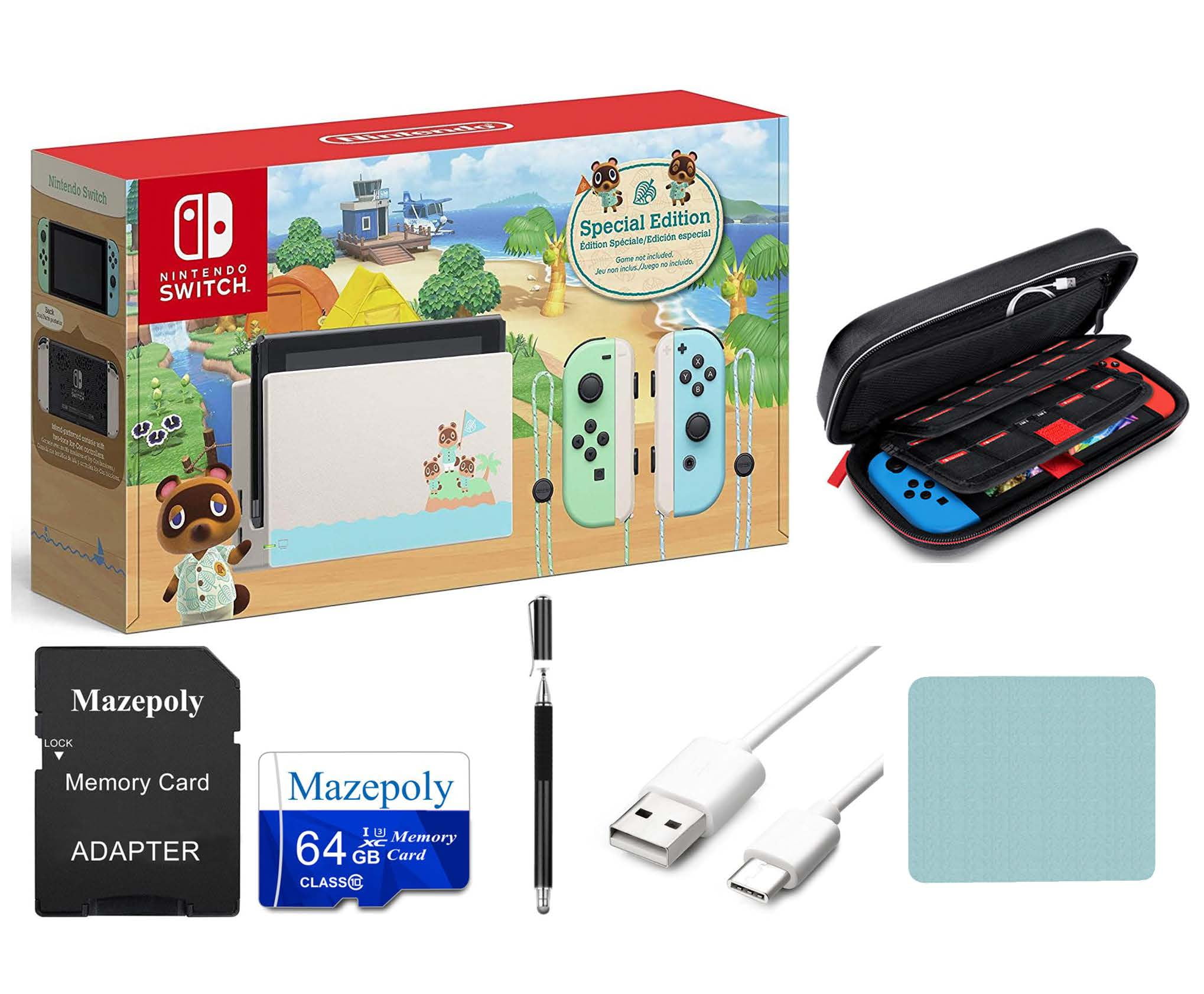 Nintendo Switch Animal Crossing New Horizons Edition 32GB Console with ...