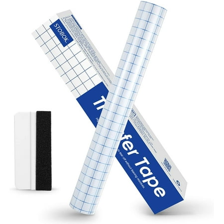 Clear Vinyl Transfer Paper Tape Roll, Alignment Grid Application Tape ...