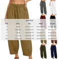 AHTJRT Drawstring Pants for Women Lightweight Casual Daily Wear Elastic ...