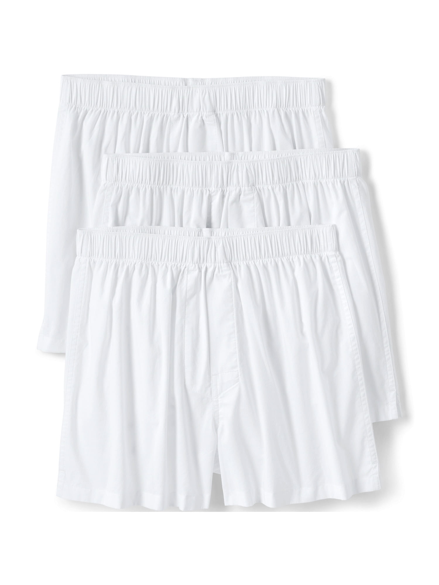 Lands' End Men's Big Poplin Boxers 3 Pack - Walmart.com