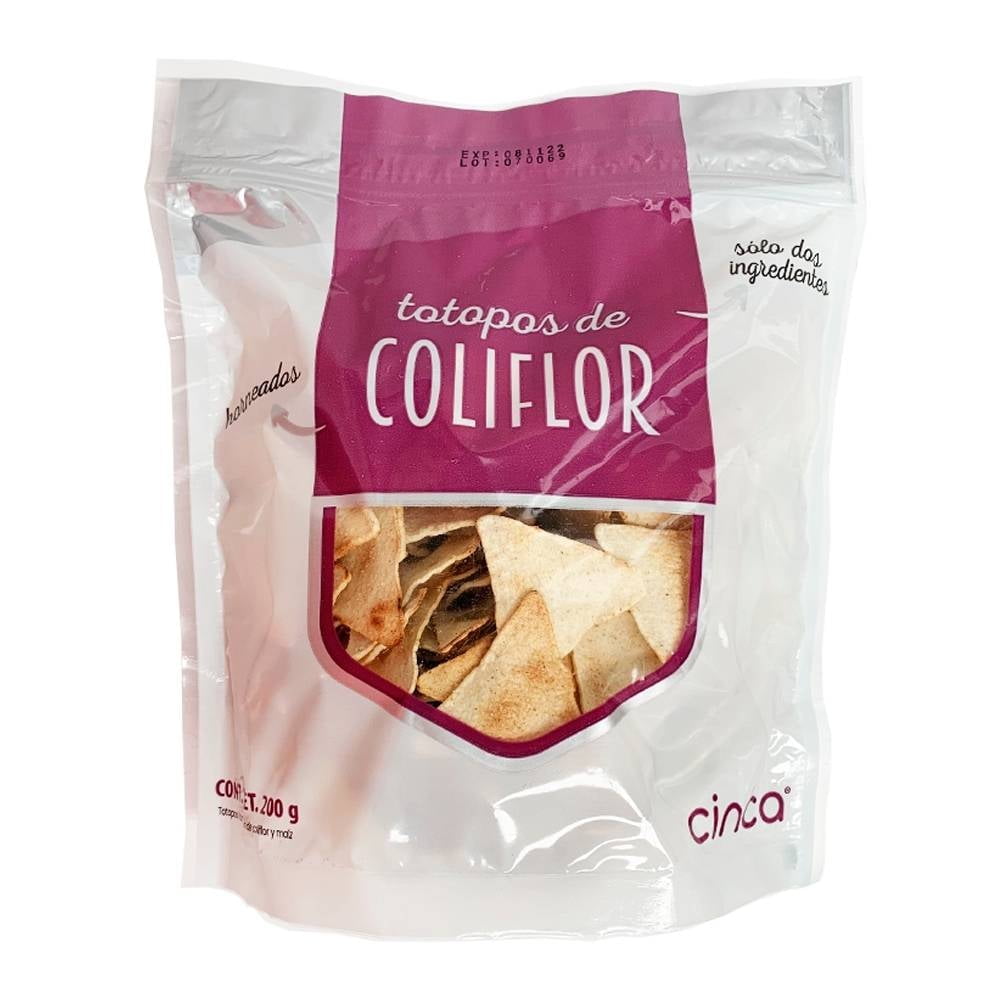 Totopos de coliflor Cinca horneados 200 g | Walmart en línea
