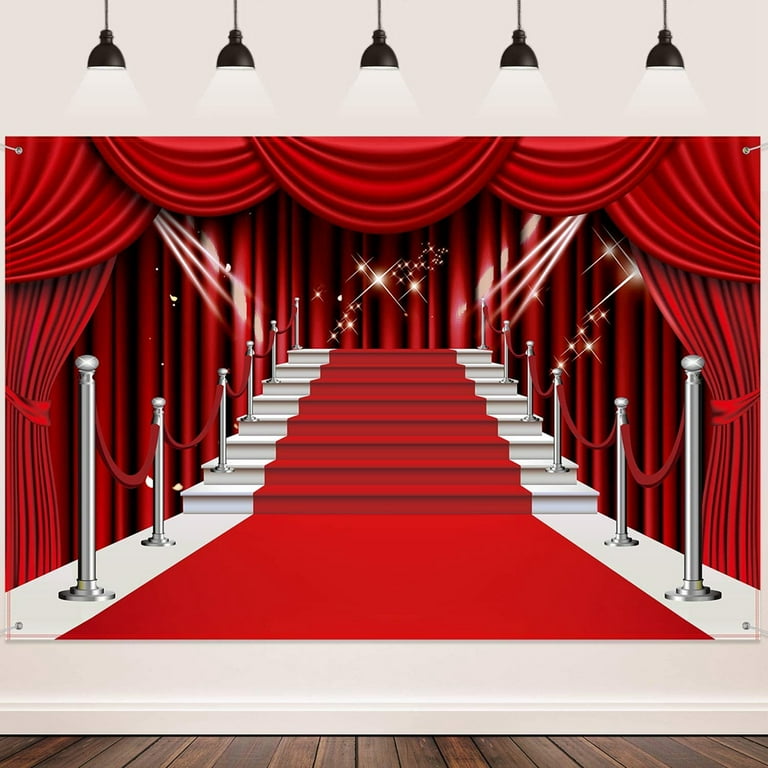 Red Carpet Backdrop Banners