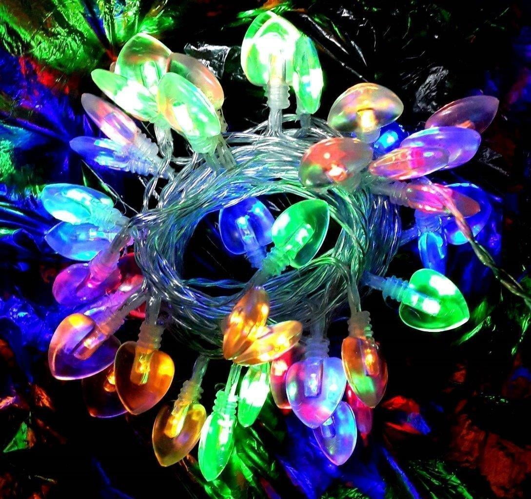 Lightahead® 40 LED 8 Modes 7 m / 23 feet color changing Solar String ...