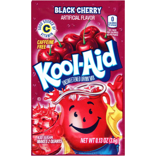 Kool-Aid Unsweetened Black Cherry Artificially Flavored Powdered Soft ...