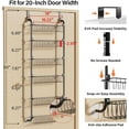 6-Tier Over the Door Pantry Organizer, Metal Pantry Organizers and ...
