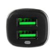 2pcs Qc3.0 Qualcomm 36w Dual Usb Port Fast Charge Car Charger High ...