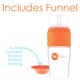 PopYum 9 oz Anti-Colic Formula Making/Mixing/Dispenser Baby Bottles, 3 ...