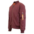 Men's Heavyweight MA-1 Bomber Flight Jacket - Walmart.com