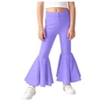 Baby Girls Flare Pants Toddler Ruffle Bell Bottoms Pants Trousers ...