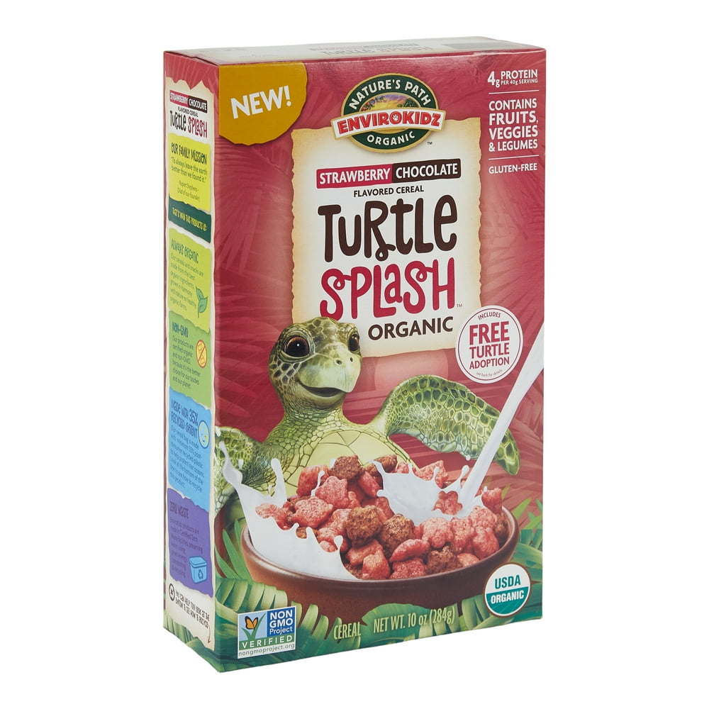 Envirokidz Turtle Splash Organic Breakfast Cereal, Strawberry ...