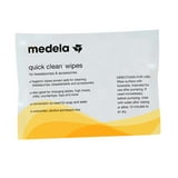 Medela Quick Clean Breast Pump & Accessory Wipes, 40-pack HSA/FSA ...