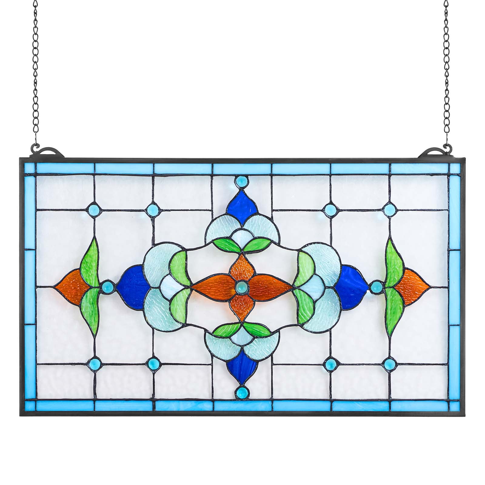 Click here for Vevor Stained Glass Tiffany Style Hanging Window P... prices