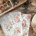 3pcs/Set Watercolor Flower Rub on Transfers for Furniture and Crafts ...