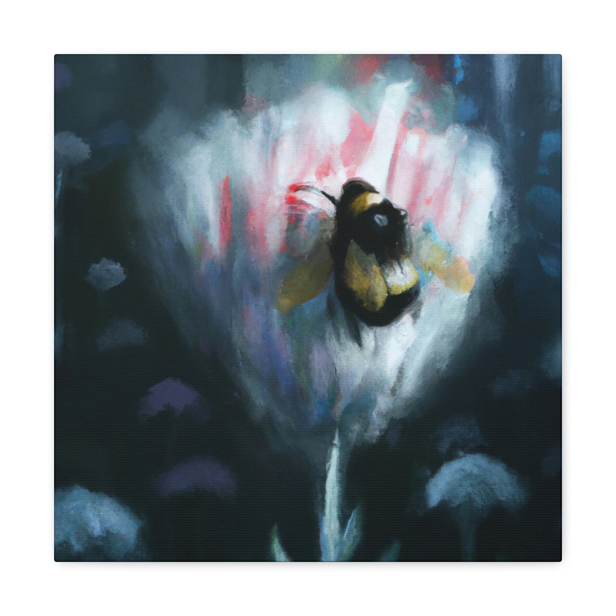 Bumblebee's Colorful Dance - Canvas - Walmart.com