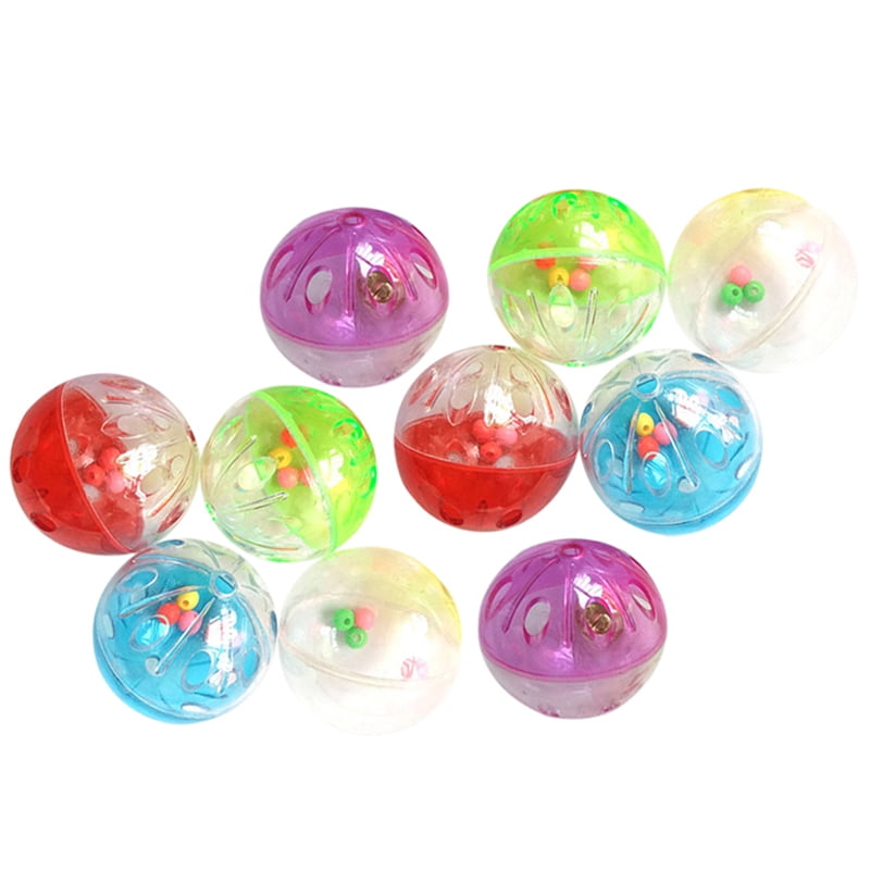 Click here for Nobrand Cat Toy Balls Plastic 10pcs Mini Hollow Do... prices