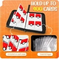 Card Binder 4 Pocket, Trading Card Holder Fits 400 Cards With 50 ...