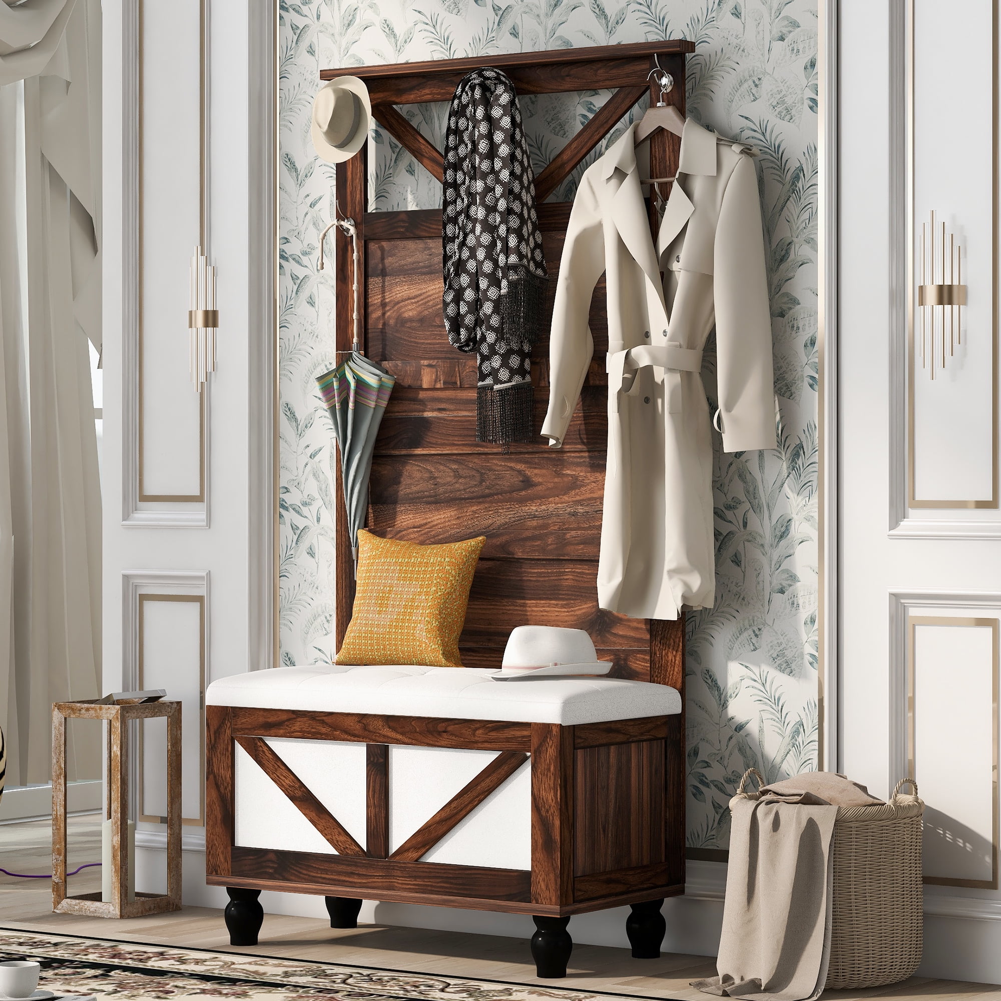 Modern Entryway Storage Bench