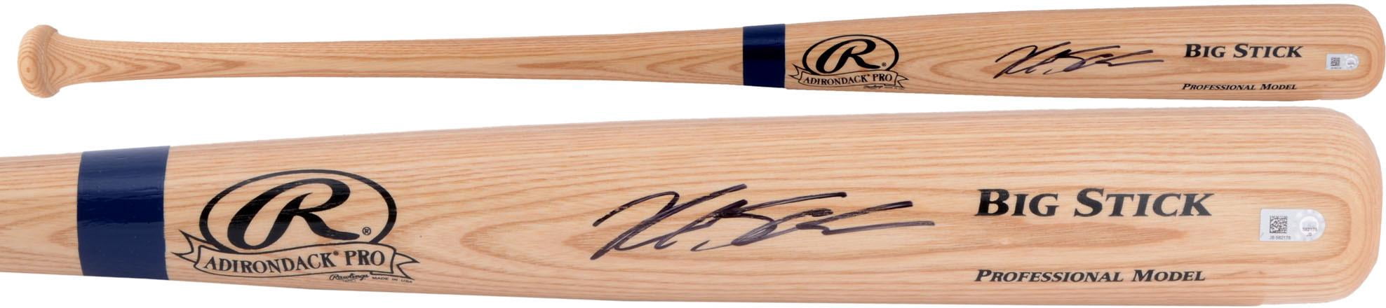 Kyle Schwarber Chicago Cubs Autographed Rawlings Blonde Big Stick Bat ...