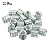 Uxcell M10 to M6 Thread Adapters Sleeve Reducing Nut 10mm Screw Pipe ...