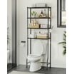 Costway 3-Tier Over-The-Toilet Bathroom Shelf Metal Frame Space Saver ...