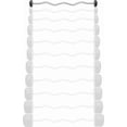 Philosophy Gym Rubber Fixed Barbell, Pre-Loaded Weight EZ Curl Bar for ...