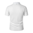 Collared Textured Polo Shirts for Men Quick Dry Stretch Non-Iron Anti ...