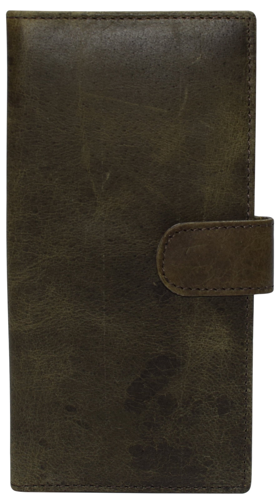 Genuine Hunter Leather Basic Checkbook Cover Holder - Walmart.com