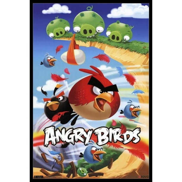 Angry Birds - Attack Laminated & Framed Poster Print (24 x 36 ...