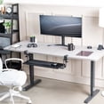 Vivo, Black Clamp-on Keyboard Tray, MOUNT-KB08V, Swing Adjustment ...