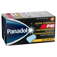 Panadol Extra Strength PM Caplets Pain Reliever and Nighttime Sleep-Aid ...
