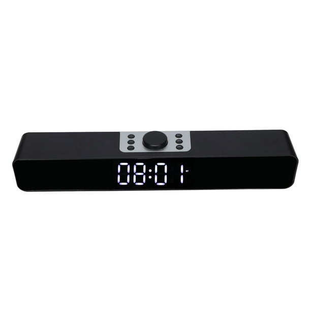 Soundbar Clock Speaker,G12 Wireless Bluetooth Clock Bluetooth Soundbar ...