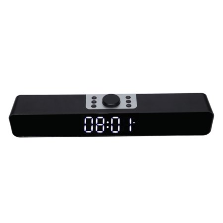 Soundbar Clock Speaker,G12 Wireless Bluetooth Clock Bluetooth Soundbar ...
