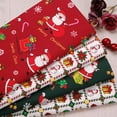 5 10pcs Christmas Cotton Fabric Decor 25 25cm Squares Quilting Xmas Diy