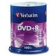 Verbatim Life Series DVD+R 4.7GB 16x Recordable Blank Disc 100 Pack Spindle - Walmart.com