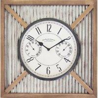 FirsTime Barn 16 in. Outdoor Wall Clock