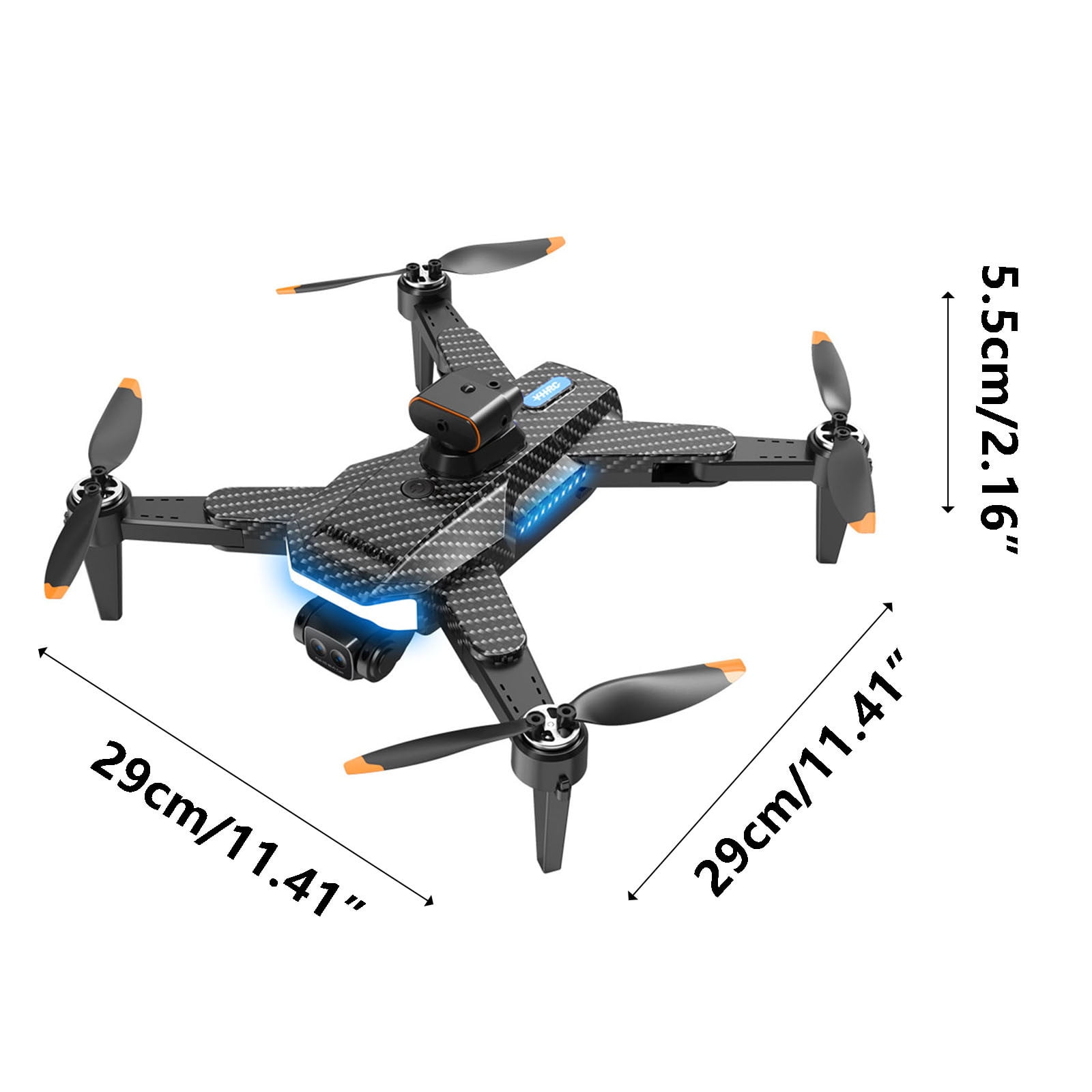 P9 Carbon Fiber GPS Drone Intelligent Five Sided Obstacle Avoidance Brushless Motor High definition Beauty 4 Camera Remote Control Aircraft