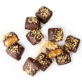 brittle-brittle Roasted Almond Toffee Enrobed in Dark Chocolate, 21 oz ...