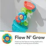 Nuby Flow N' Grow Flower Pot Bath Toy and Watering Can, Toddler ...