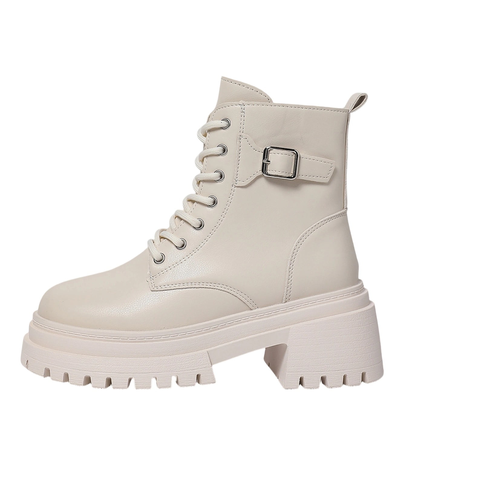 Click here for Generic Beige Ladies Ankle Boots Featuring Lace-Up... prices