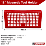 Duratool Magnetic Tool Holder for Metal Side of Chest, 18 Hooks, Garage ...