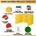 Storage Standard Student Desk Dividers Classroom Privacy Desktop ...
