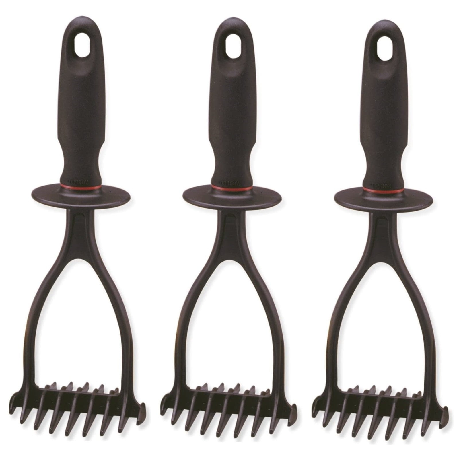 Norpro 11" Long Grip-EZ Handle Nylon Hand Potato Masher 3 Pack ...