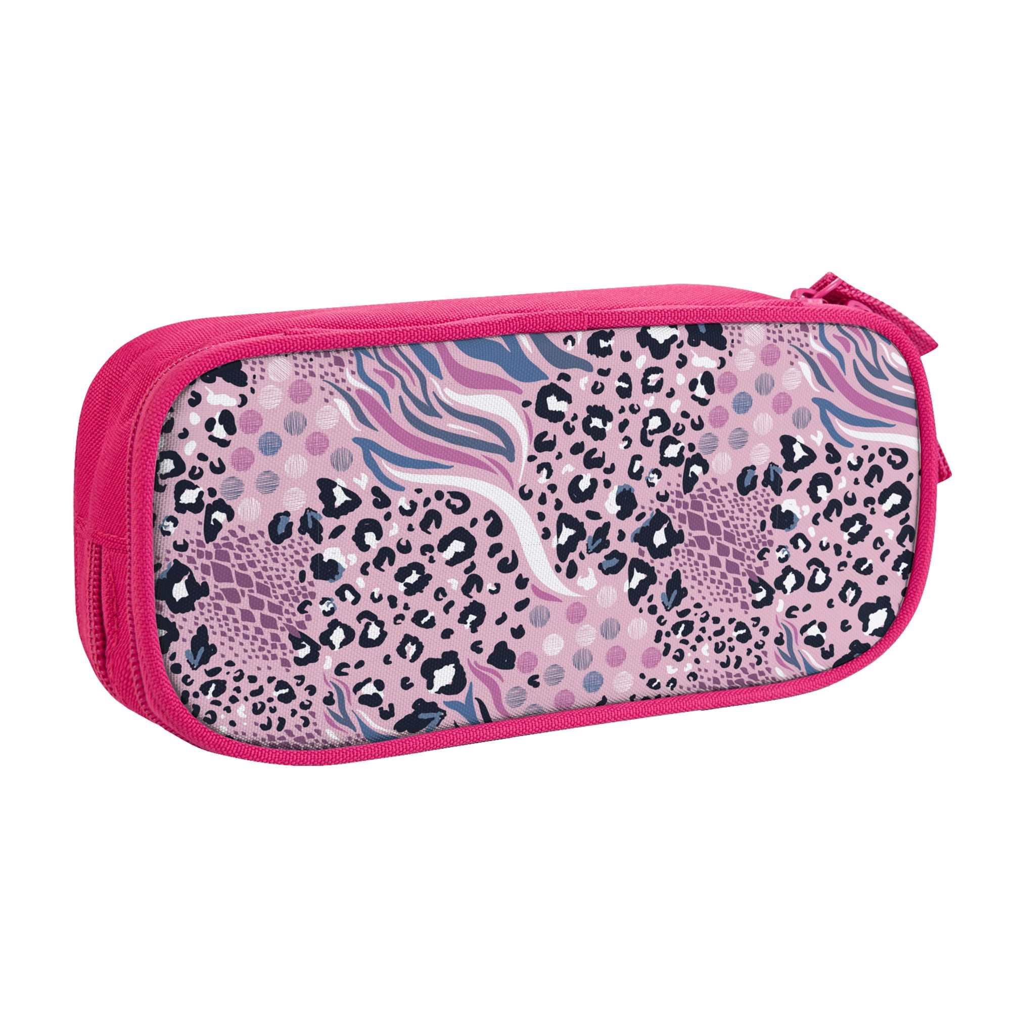 TEQUAN Large Capacity Pencil Case, Pink Animals Skin Texture Pattern ...