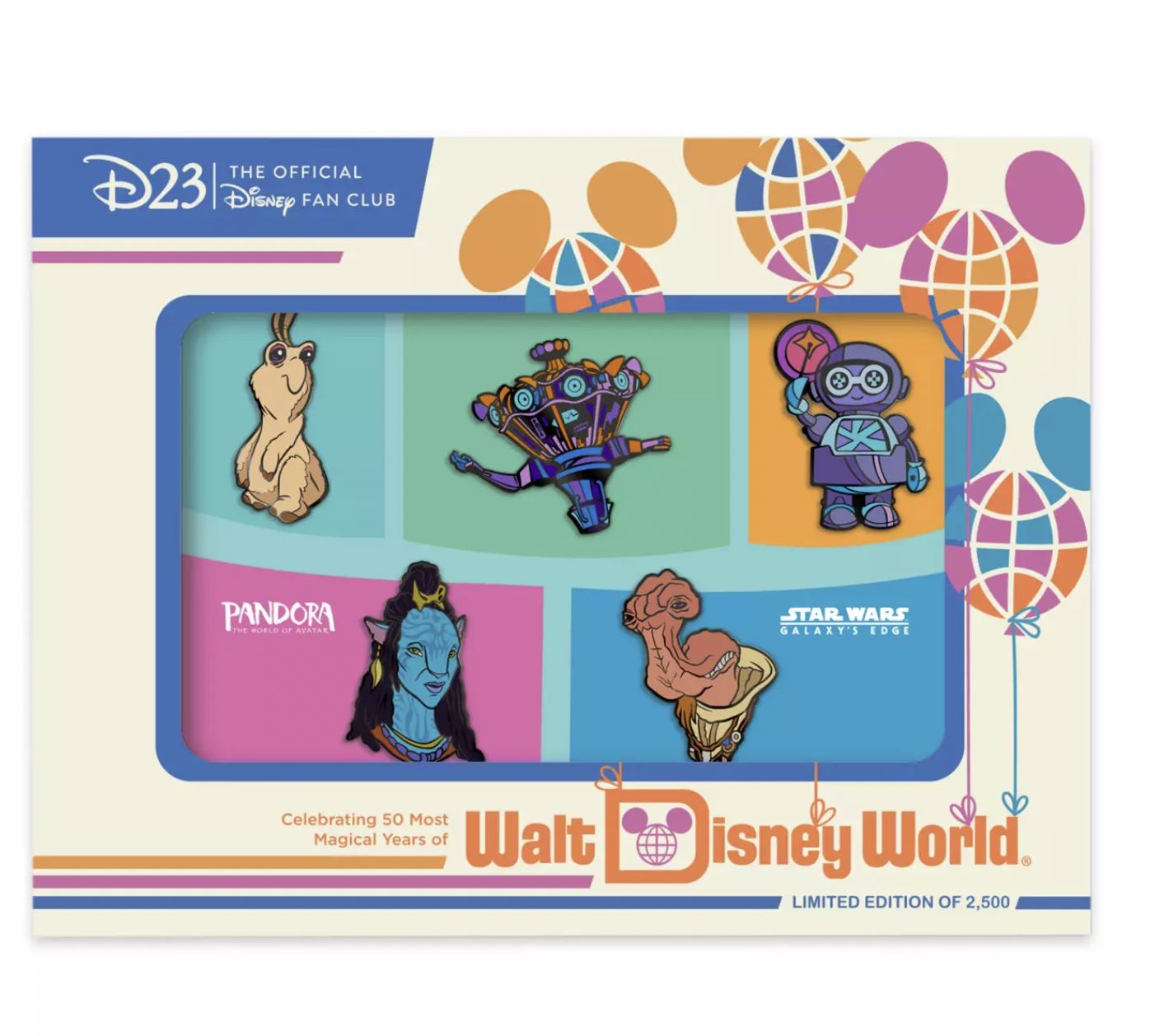 Disney D23 Exclusive 50th WDW Galactic Journeys Pin Limited New with ...