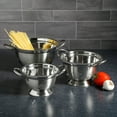 Oster Metaline 3 Piece Stainless Steel Kitchen Colander Set in Silver ...