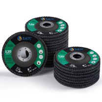 SATC 20 Pack 4-1/2" X 7/8" Premium Zirconia T29 Flap Disc 40 60 80 120 ...